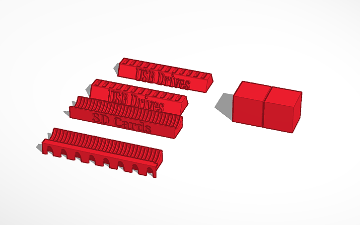 3D design SD Card Reader | Tinkercad