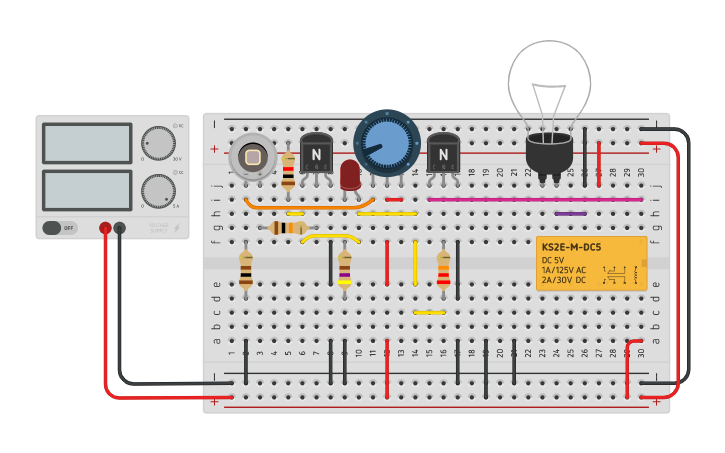Circuit Design Analog Night Light Photodiode Tinkercad