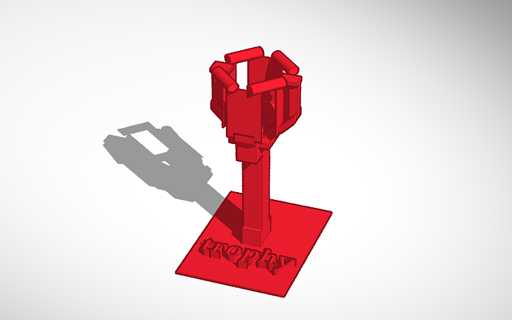 3D design Trophy - Tinkercad