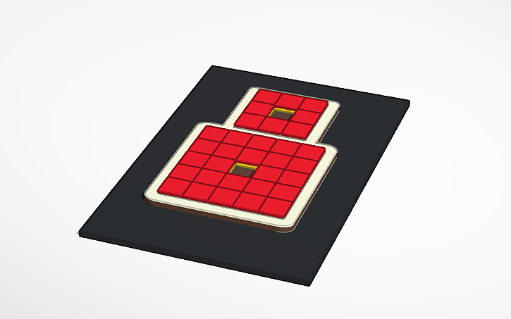 3d Design Sliding Puzzle Complete Tinkercad