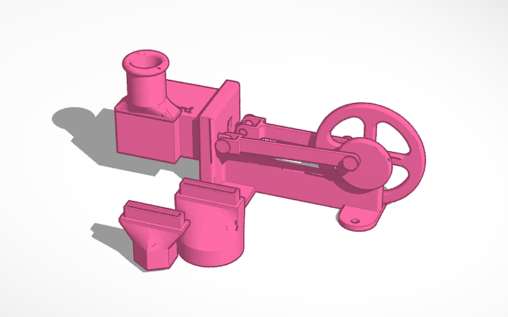 3D design air engine - Tinkercad