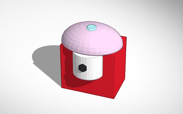 3D design Candy/Jelly Bean Dispenser - Tinkercad