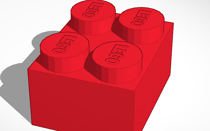 3D design Lego Block - Tinkercad
