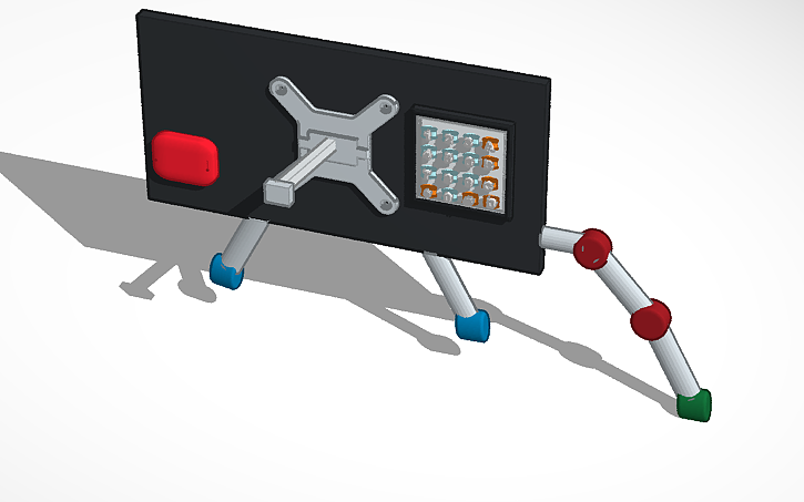 3d Design Control Aforo Tinkercad