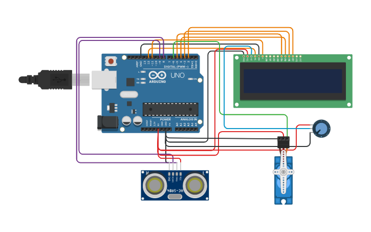 Circuit design radar - Tinkercad