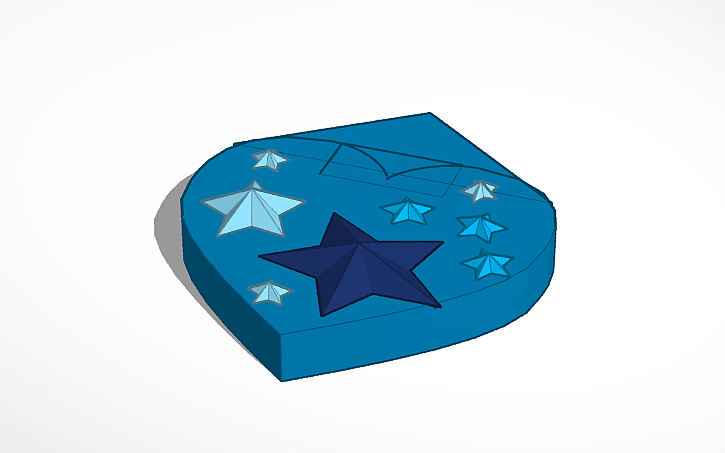 3D design Shield Power-up - Tinkercad