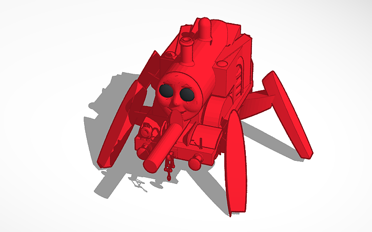 3D design Thomas the spider tank | Tinkercad