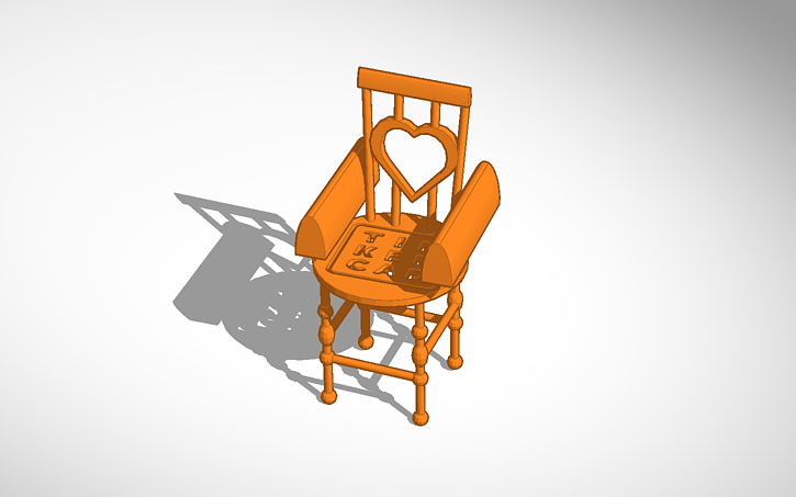 3D design Copy of Dumb Chair | Tinkercad