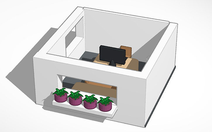 3D design 1 part of 5 floor studio | Tinkercad