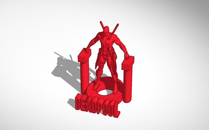 3d Design Deadpool Tinkercad