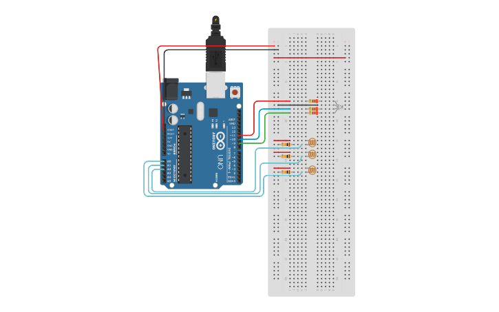 Circuit design Prac 04 Jafet Rojas 9B - Tinkercad
