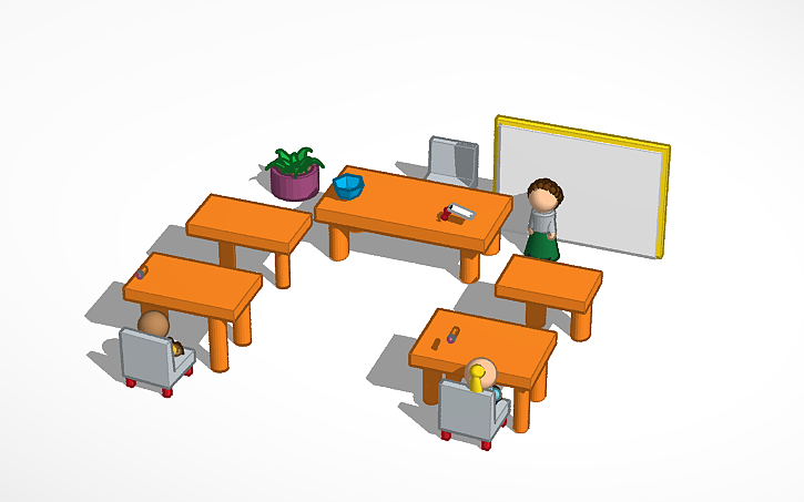 3D design Class Room - Tinkercad