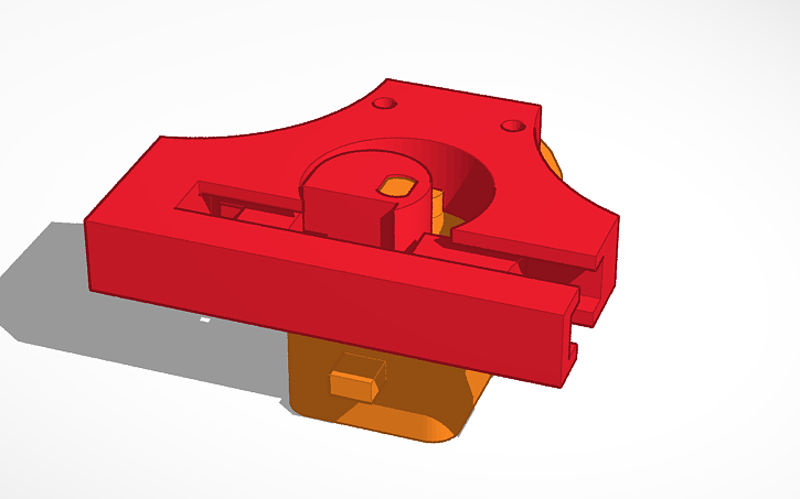3D design Ping pong flinger - Tinkercad