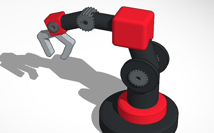 3D design Brazo robotico - Tinkercad