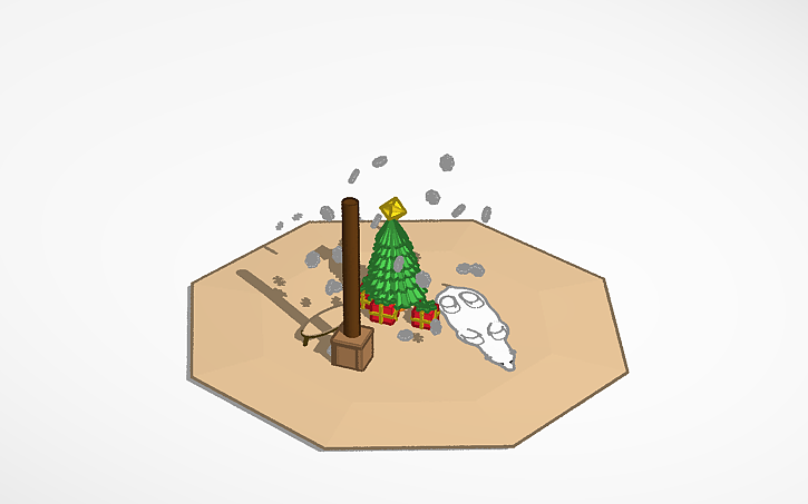3D design cristmas - Tinkercad