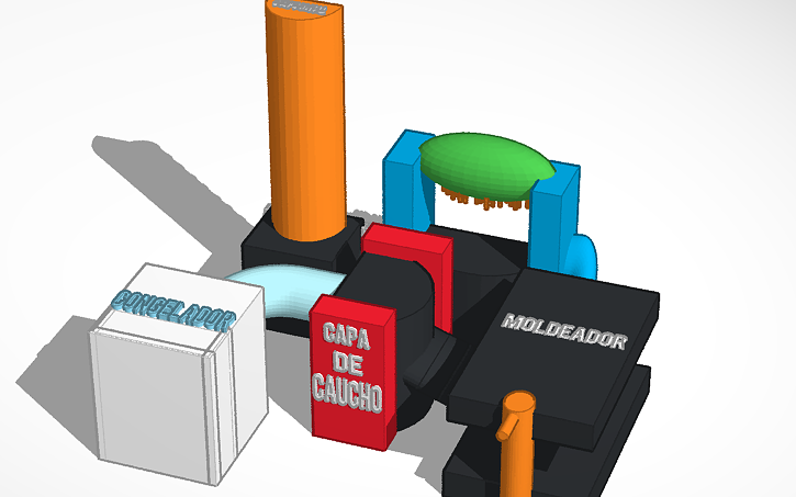 3D design Mini Fabrica - Tinkercad