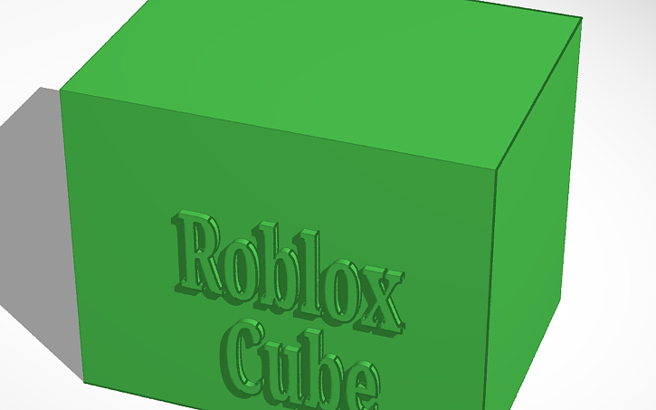 3D design the roblox cube - Tinkercad