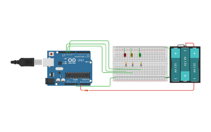 Circuit Design Cell Voltage Tester Tinkercad