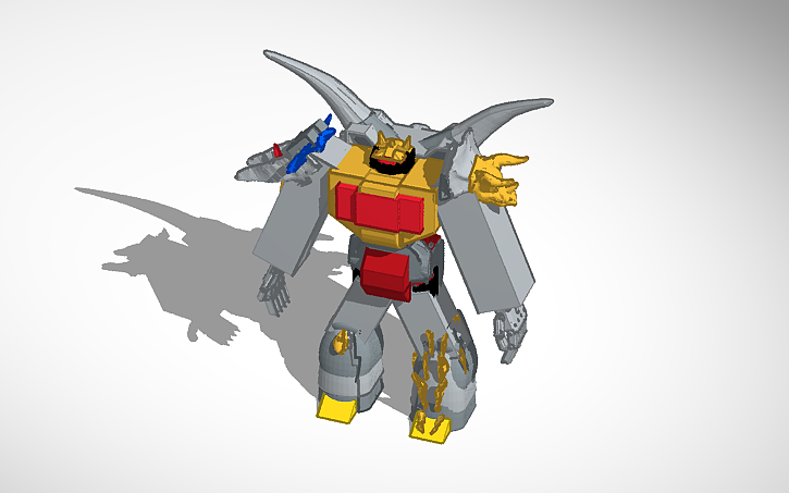 3D design transformers: volcanicus (real life robot) - Tinkercad