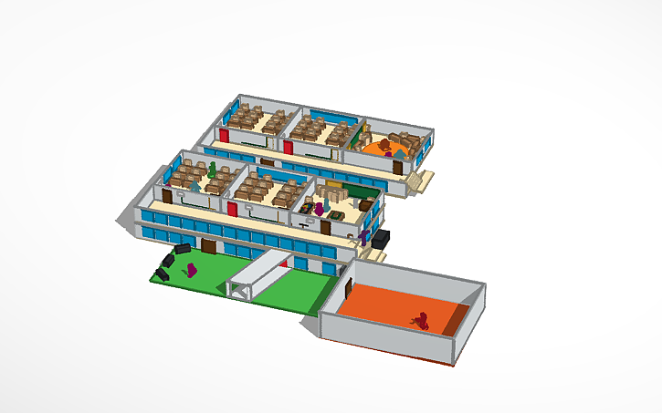 3D design Level 1 • Japanese School | Tinkercad