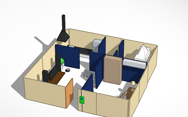 3D design Smart Home - Tinkercad