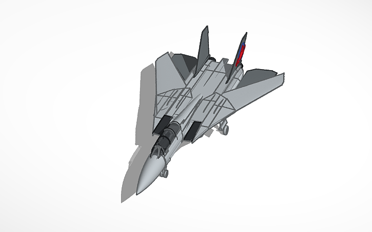 3D design f-14 top gun - Tinkercad