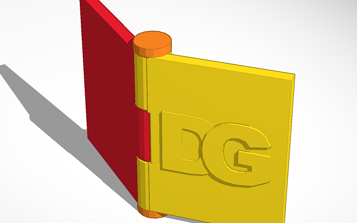 Tinkercad Tutorial How To Make A Hinge Youtube