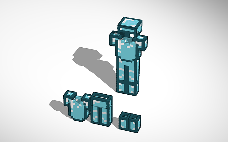 3D design Diamond Armor - Tinkercad