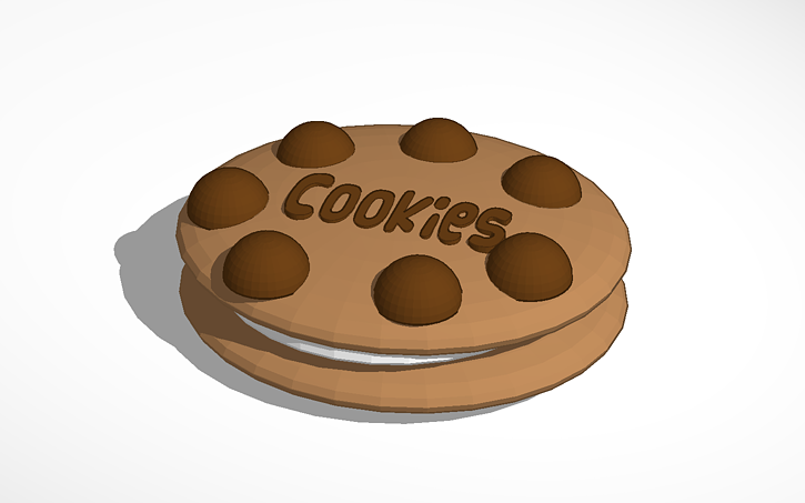 3D design Cookie - Tinkercad