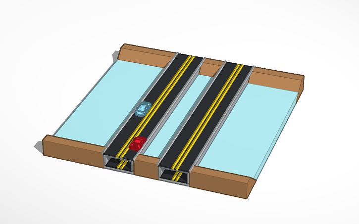 3D design Bridge - Tinkercad