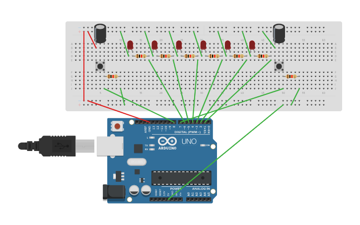 Circuit design Circuito#4 | Tinkercad
