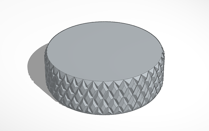 3D design M8 Knob - Tinkercad