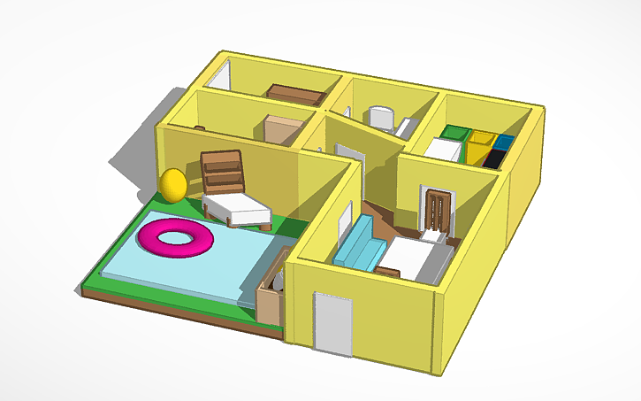 3D design CASA - Tinkercad