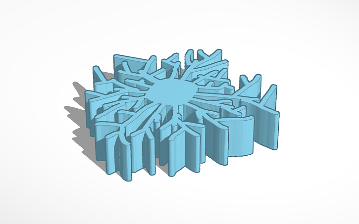 3D design Snow Flake | Tinkercad