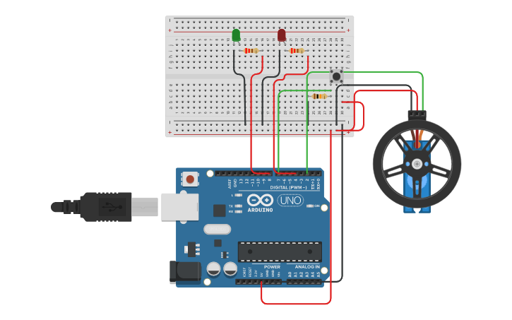 Circuit design Helicopter - Tinkercad