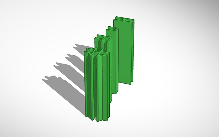 3D design 3mm Drawer Dividers - Draft - Tinkercad