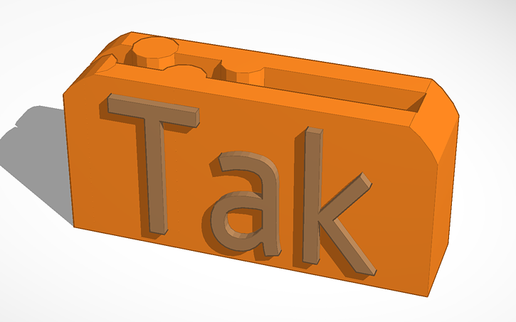 3D design clip | Tinkercad