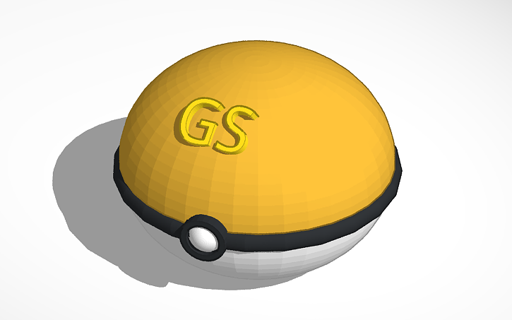 3D design GS ball - Tinkercad
