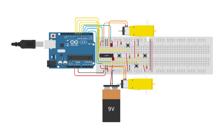Circuit design EjercicioClase6_BryanHowell_3A | Tinkercad