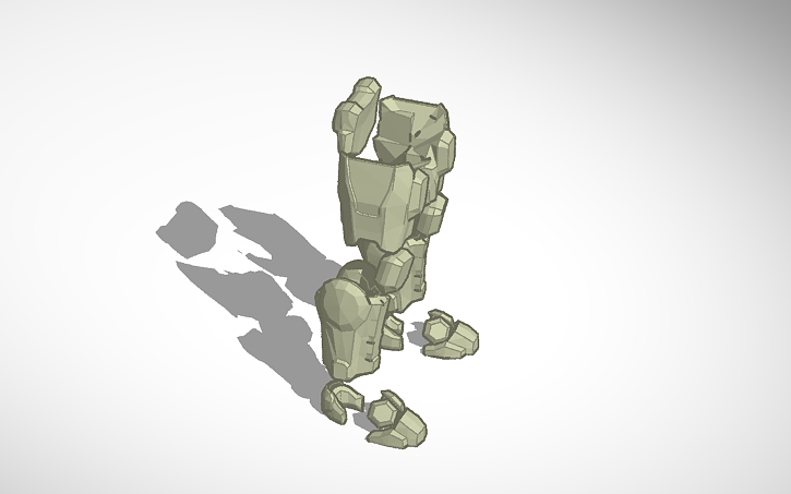 3D design MK6 Mjolnir Armor (lower body) - Tinkercad
