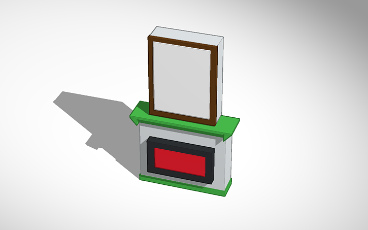 3D design Copy of Fireplace and mask - Tinkercad