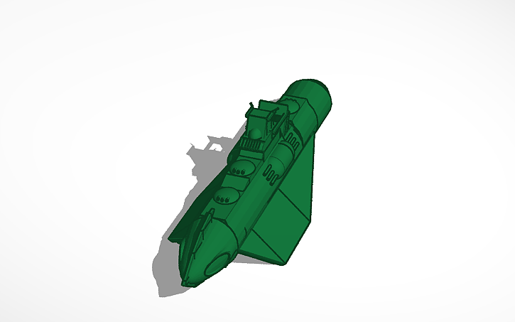 3D design Destoria class Astro Heavy Cruiser - Tinkercad
