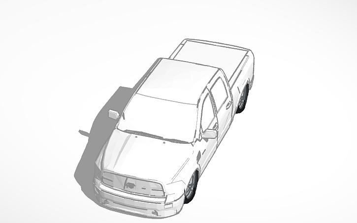 3D design 2017 Dodge Ram 1500 (slammed) | Tinkercad