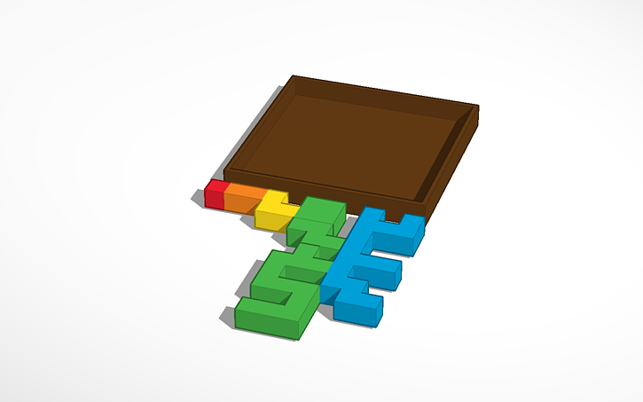 3D design Puzzle Box Challenge! Put all the pieces in the box without ...