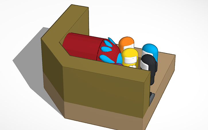 3D design among us skeld lower engine | Tinkercad