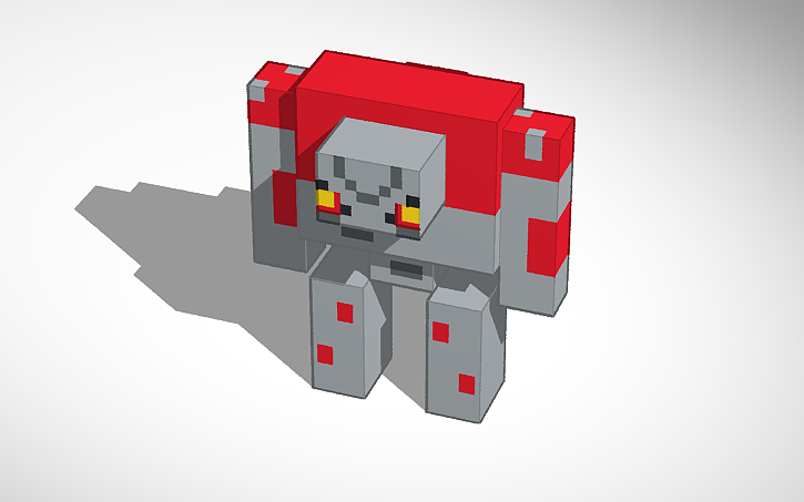 3D design Redstone golemmonstrosity - Tinkercad
