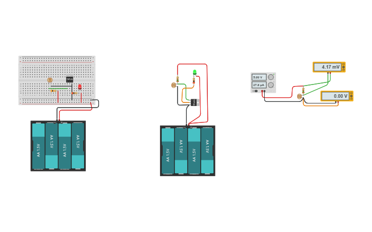 Circuit Design გარე განათება Tinkercad