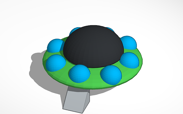 3D design U.F.O. - Tinkercad