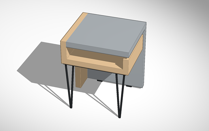 3D design TC_Bedside - Tinkercad