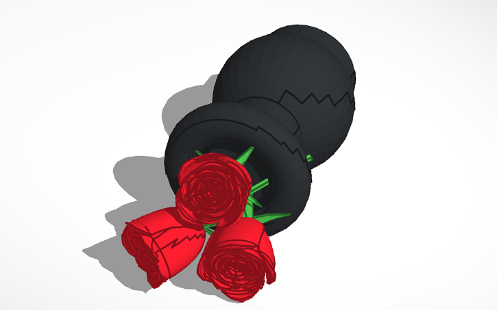 3D design Rose - Tinkercad